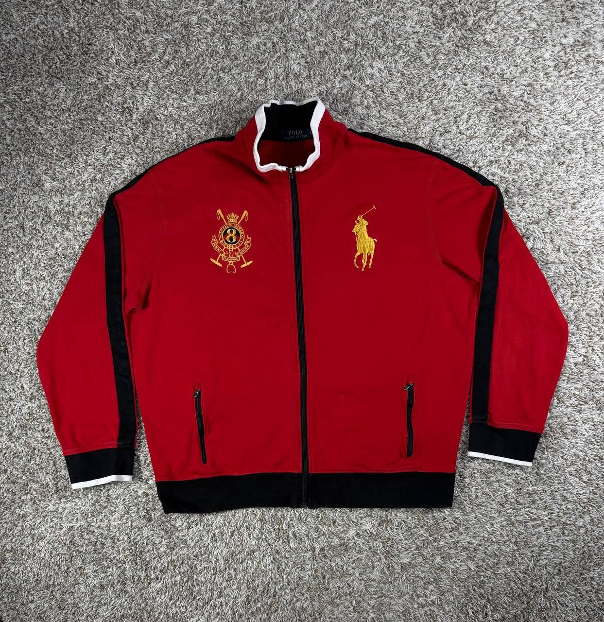 Polo Ralph Lauren Polo Ralph Lauren Big Pony Embroidered Crest Full Zip ...