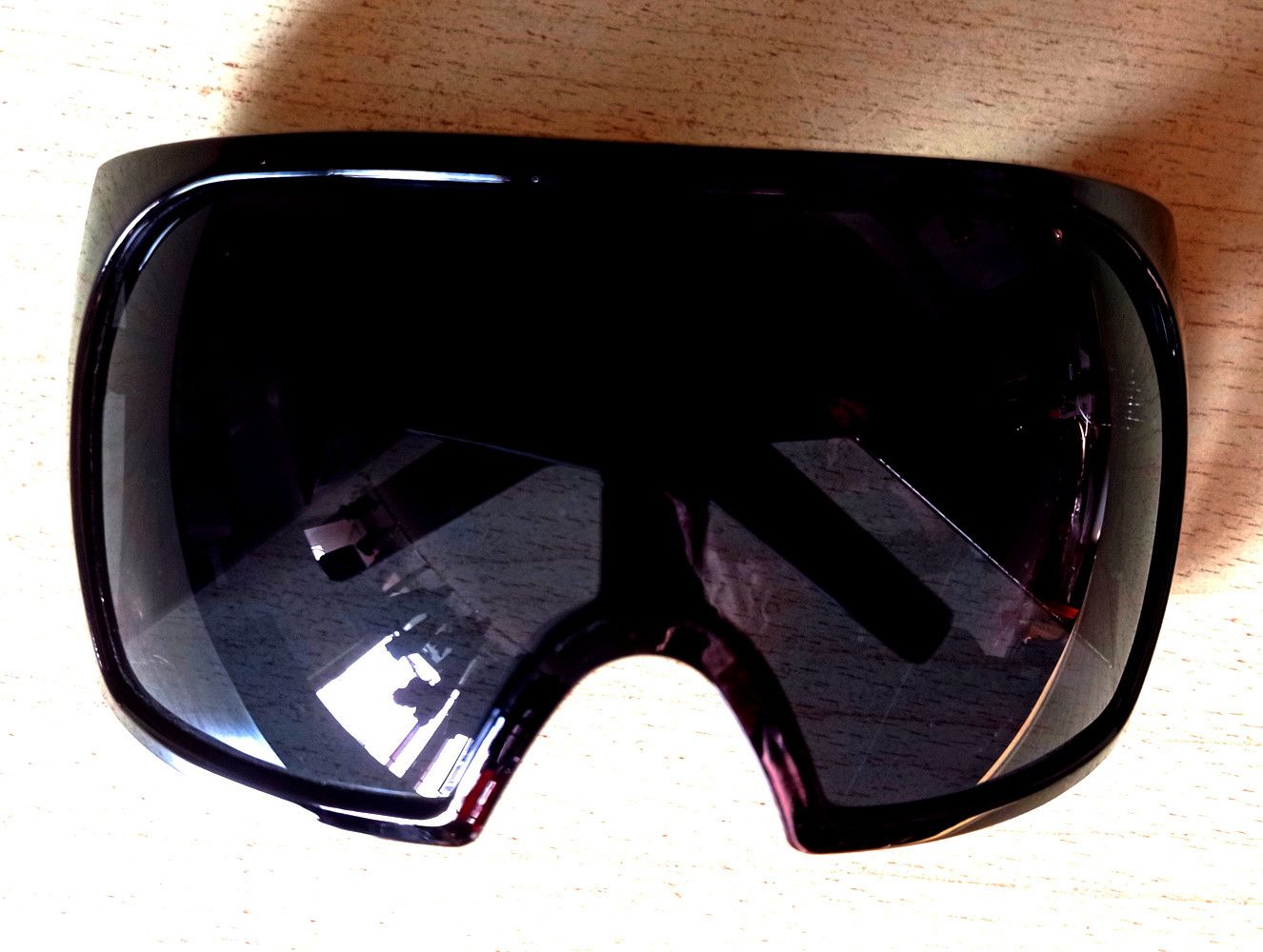 Designer × Vintage Punk Oversize Mask Pioneer Armor Sunglasses Unique ...