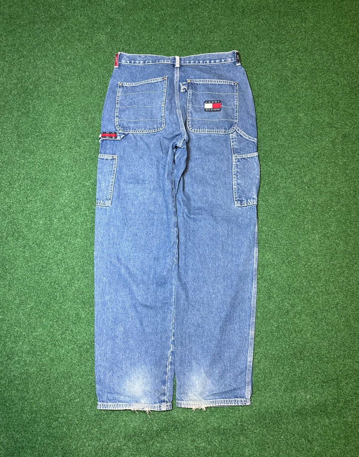 Southpole × Tommy Hilfiger × Vintage Vtg 90s Y2K Loose Fit Baggy Tommy Hilfiger Carpenter Jeans ...