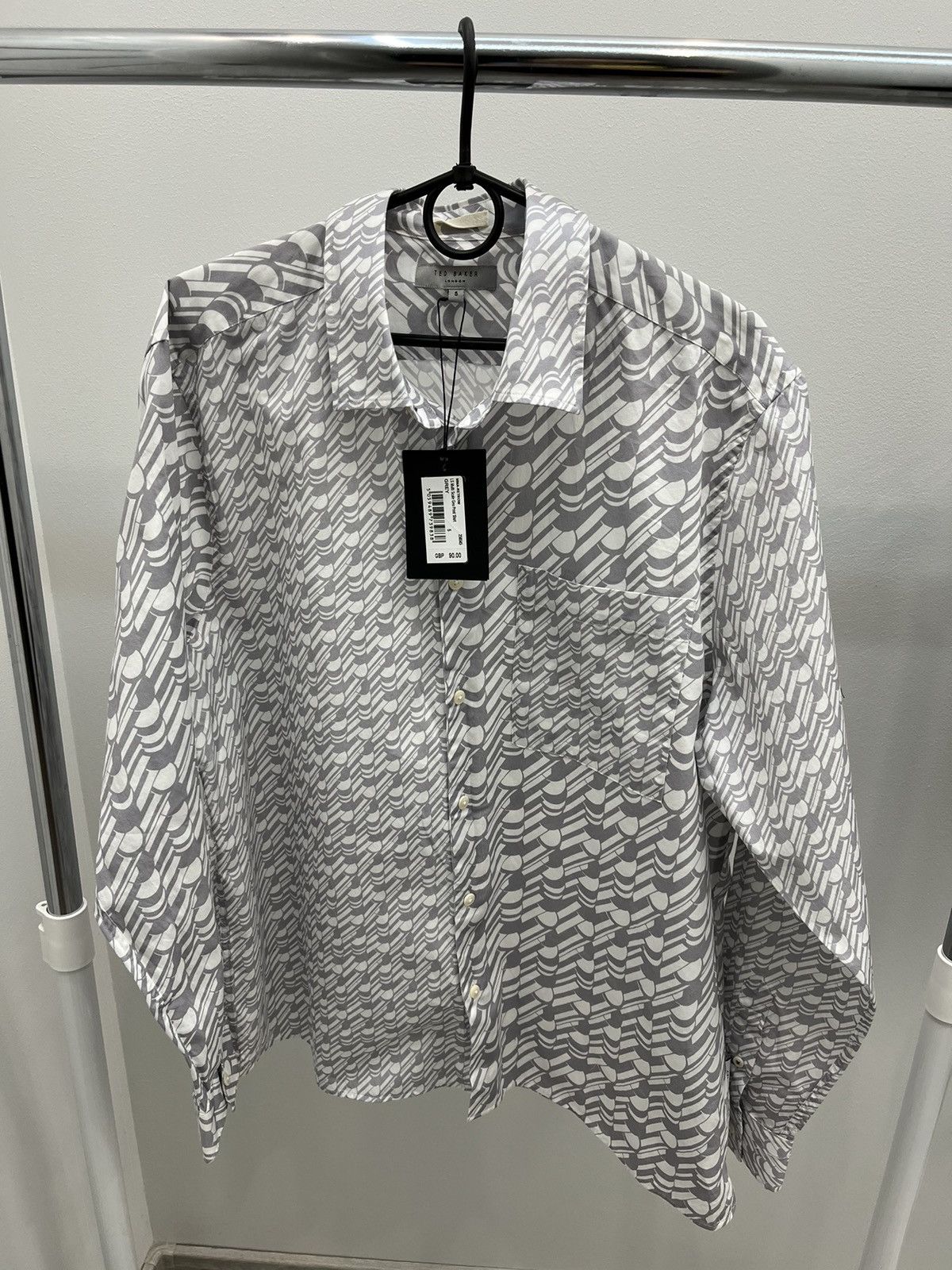 Japanese Brand × Ted Baker Ted Baker Japanese Patchwork Style Button Up ...