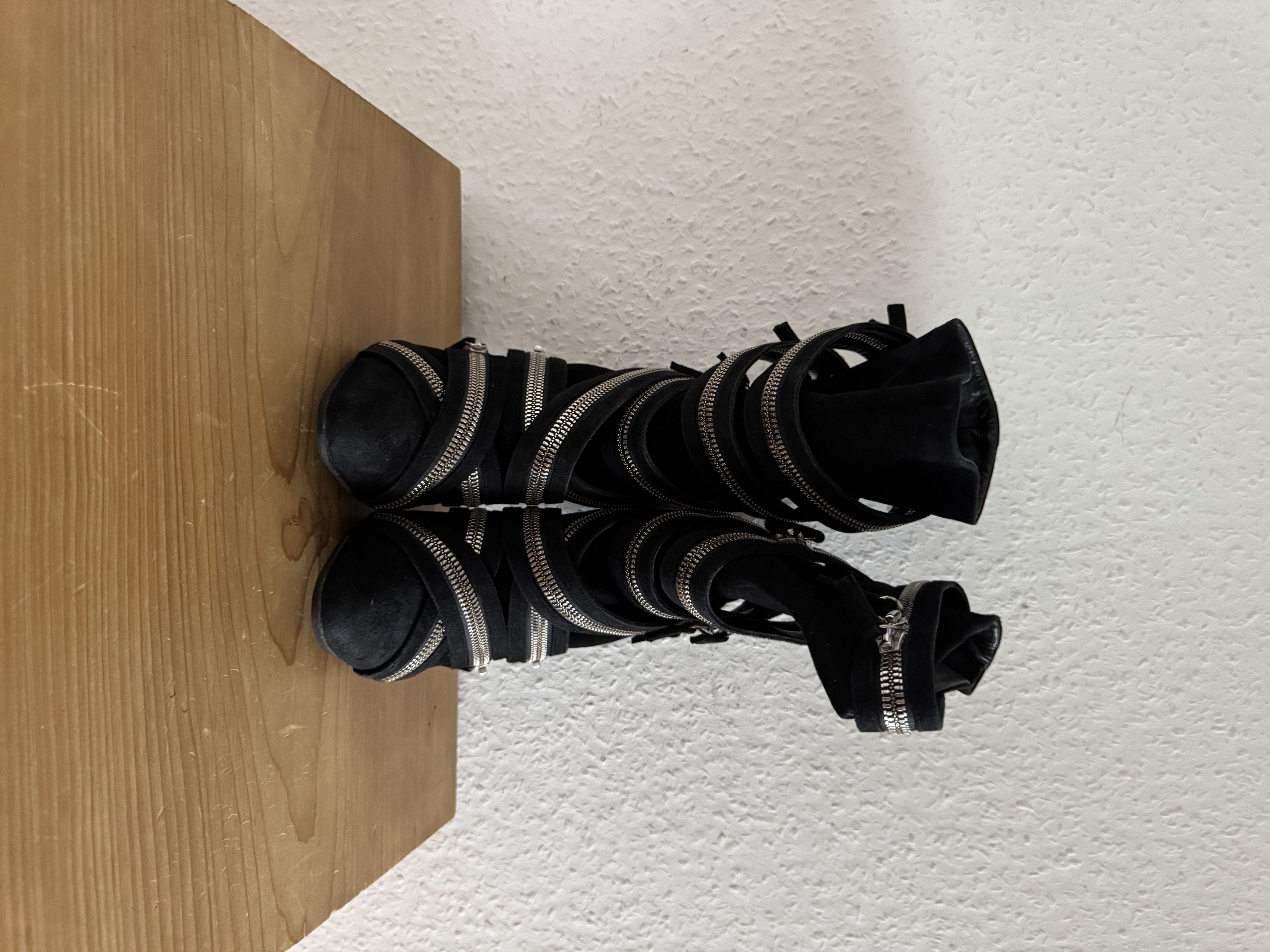 Balmain FW09 Zipper High-Heel Boot | Grailed