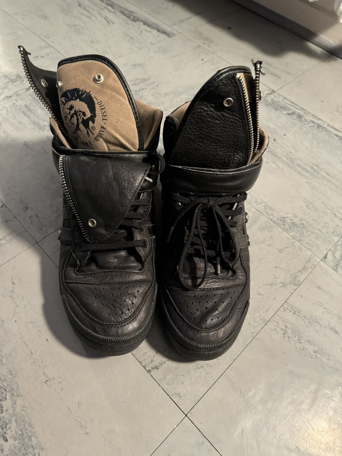 Adidas × Diesel Adidas x Diesel Forum 2011 Foldable Sneaker | Grailed