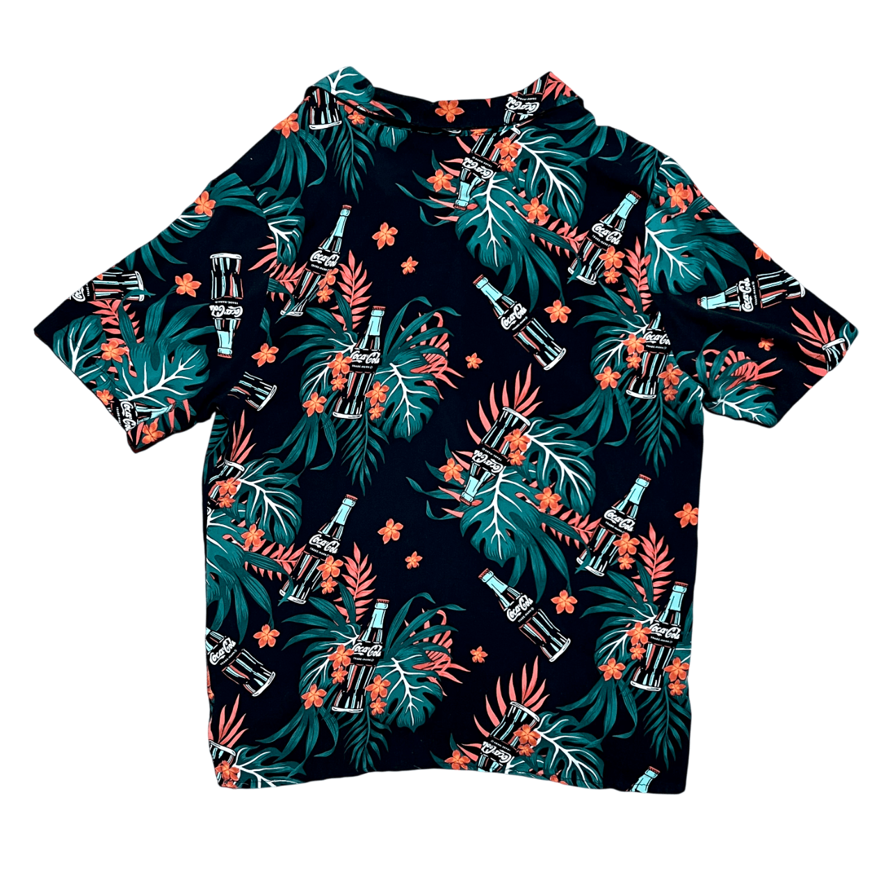 Coca Cola Coca Cola Vintage Hawaiian Short Sleeve Button Up Shirt | Grailed