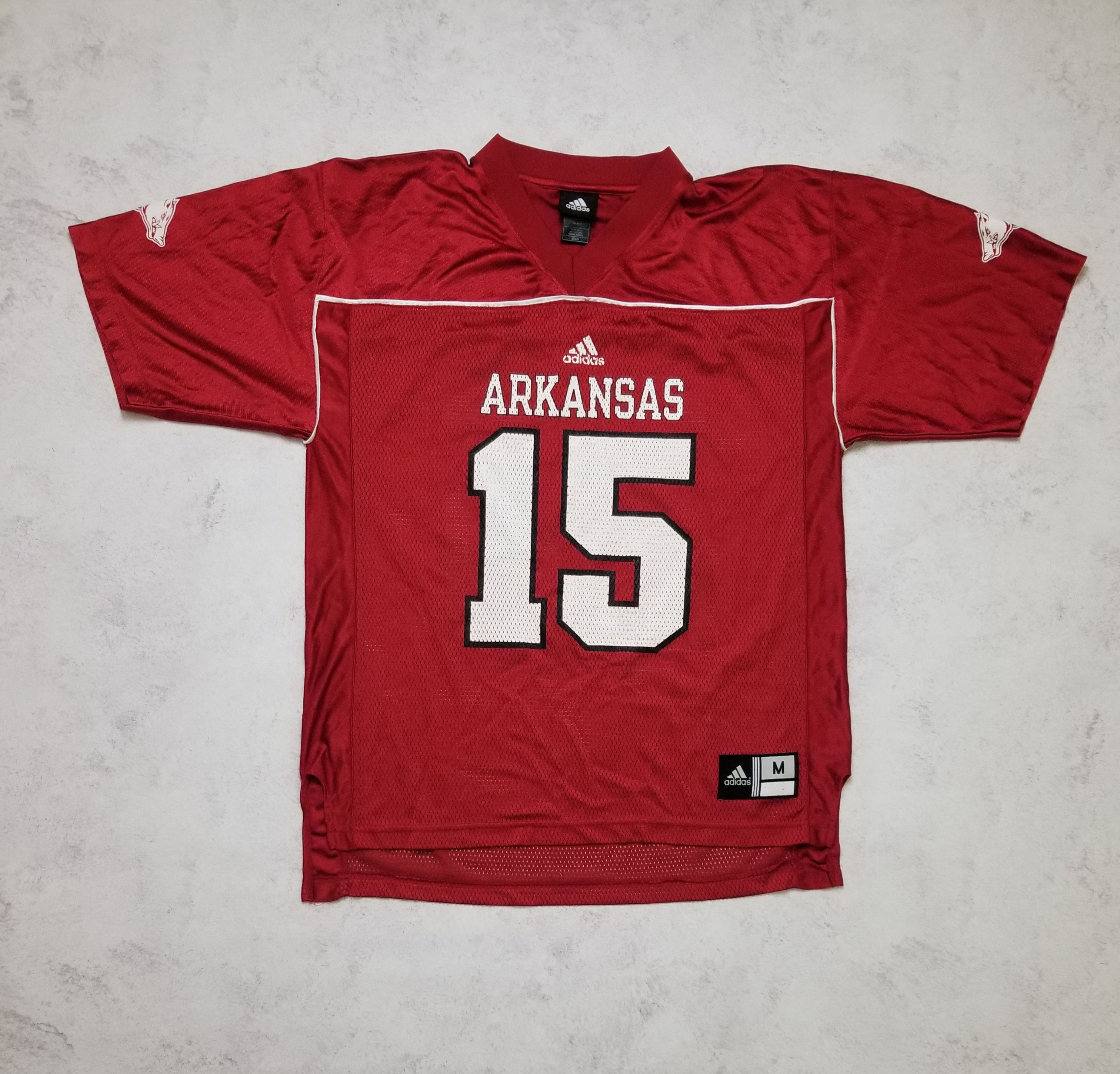 Adidas Vintage 2007 Arkansas Razorbacks #15 Jersey | Grailed