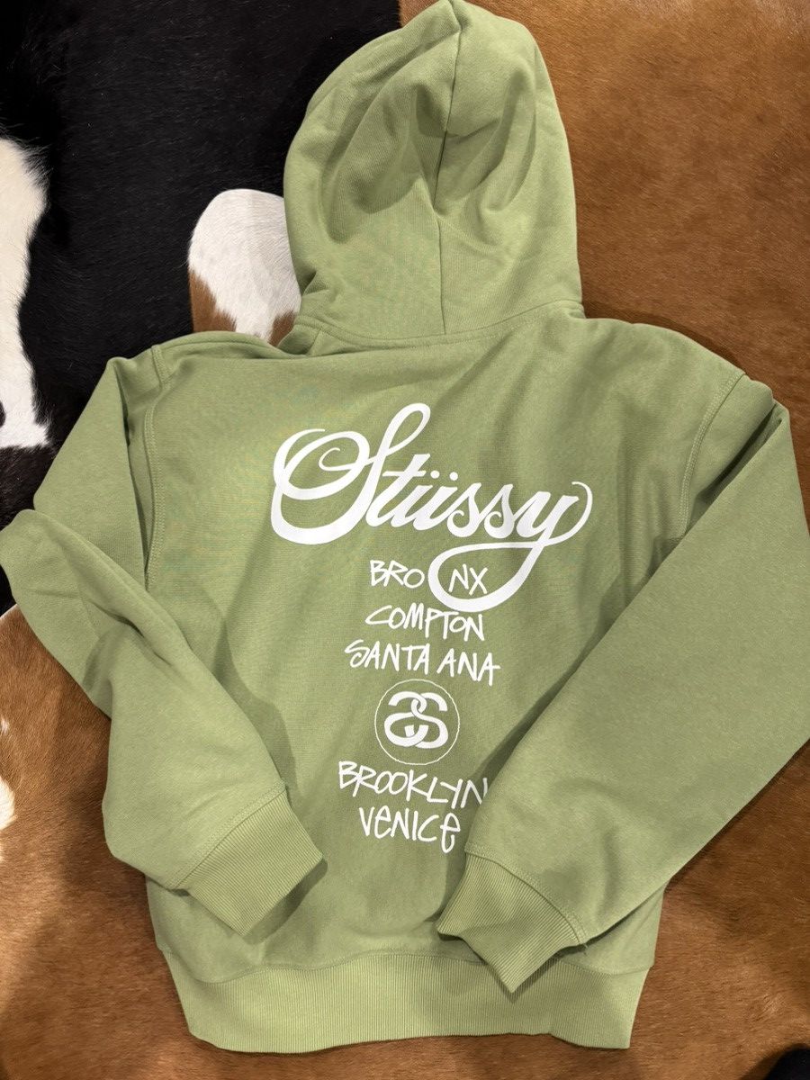 Stussy Stussy World Tour Zip Up Hoodie | Grailed Stussy Stussy World Tour Zip Up Hoodie | Grailed