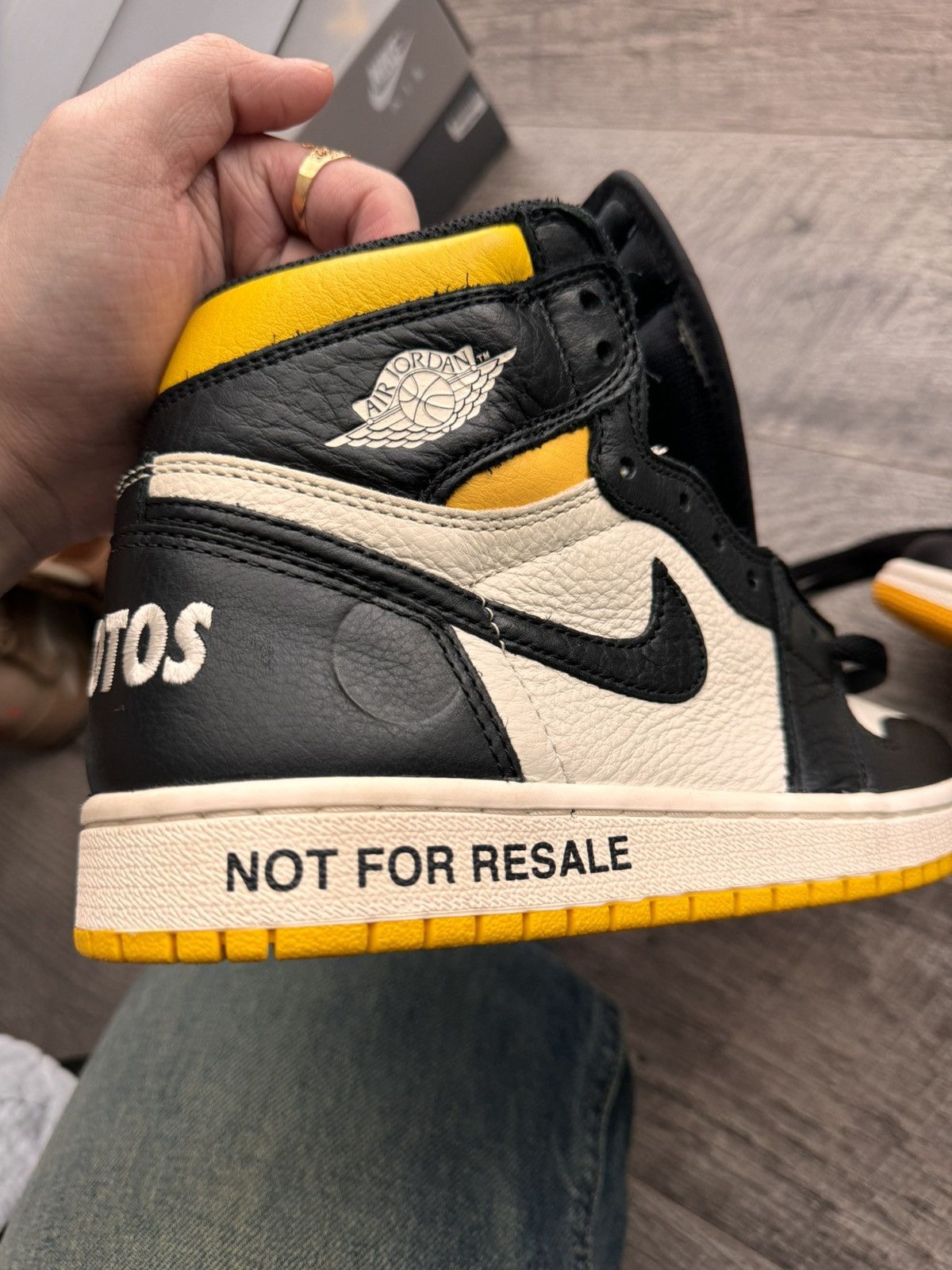 Nike Jordan 1 Not for Resale Yellow Maize | Grailed