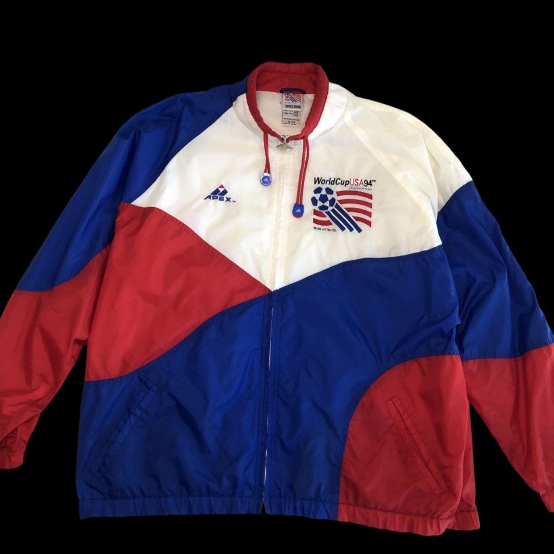 Vintage Vintage 1994 USA World Cup Soccer Windbreaker By Apex | Grailed