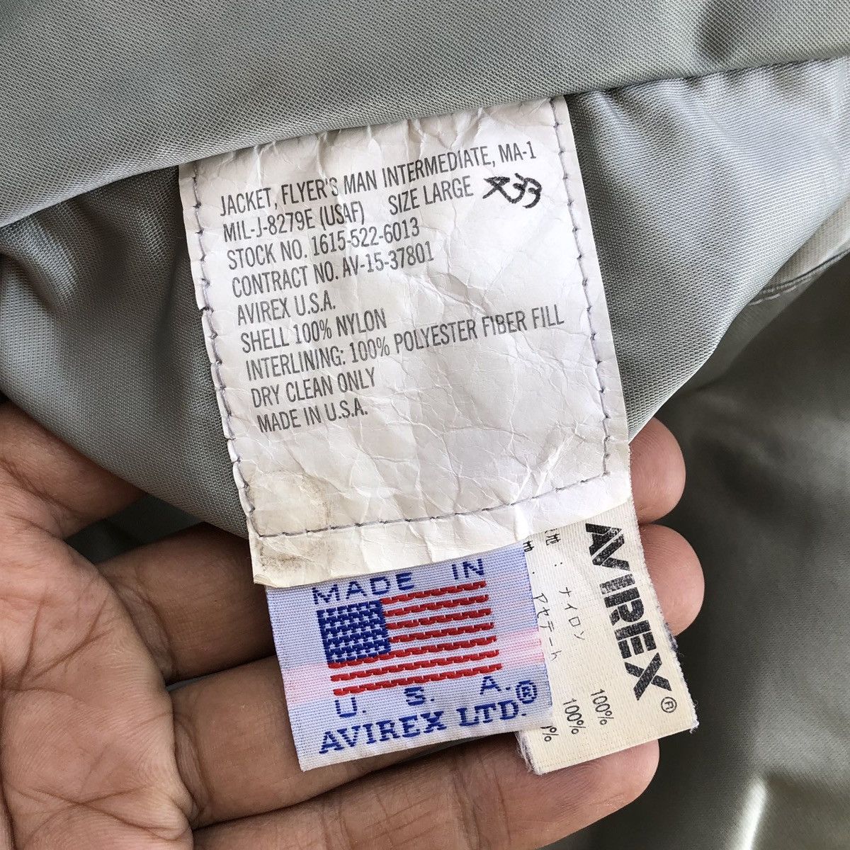 Vintage Vintage Avirex Flyer’s Man Intermediate Ma-1 Bomber Jacket 🇺🇸 | Grailed