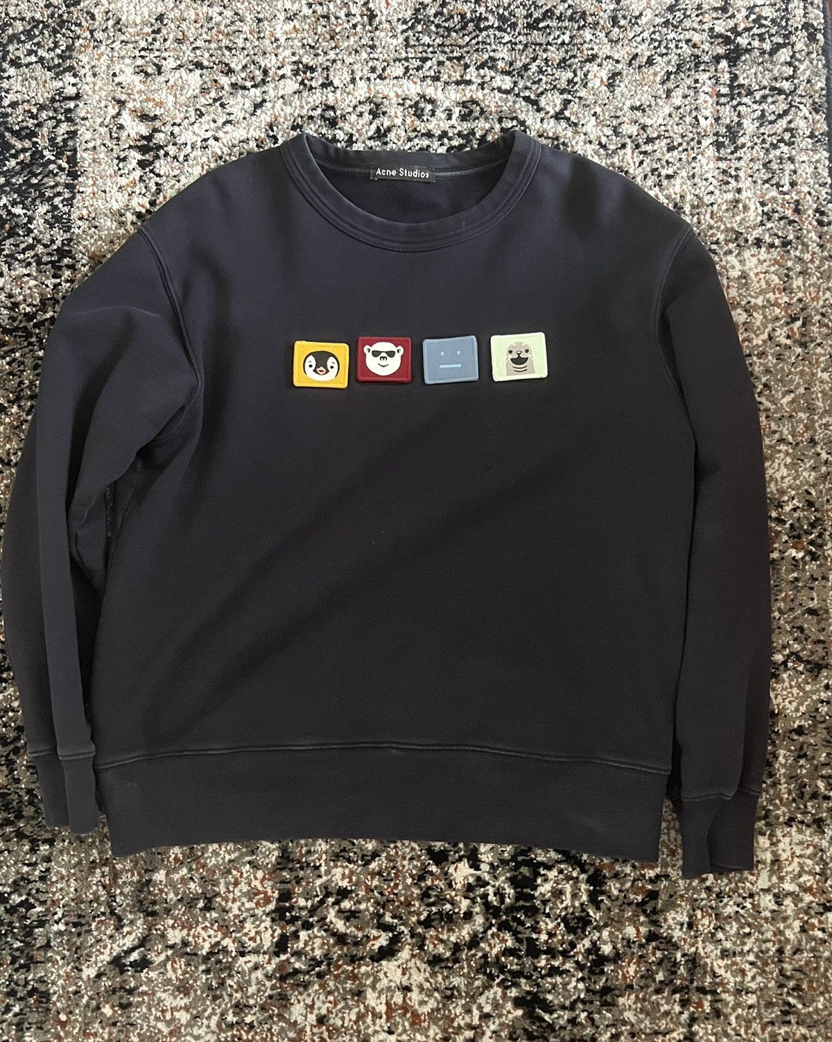 Acne Studios Acne Studios Animal Velcro Patch Crewneck | Grailed