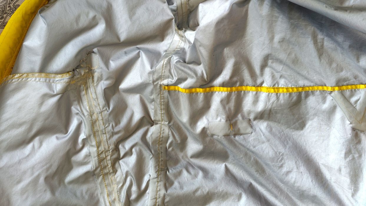 Nike Nike VTG 90s Mustard Light Wind Jacket Stone Island style | Grailed