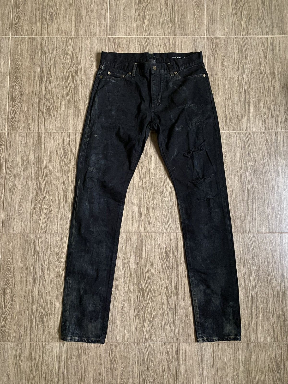 Saint Laurent Paris Saint Laurent x Hedi Slimane - Oil Stained ...