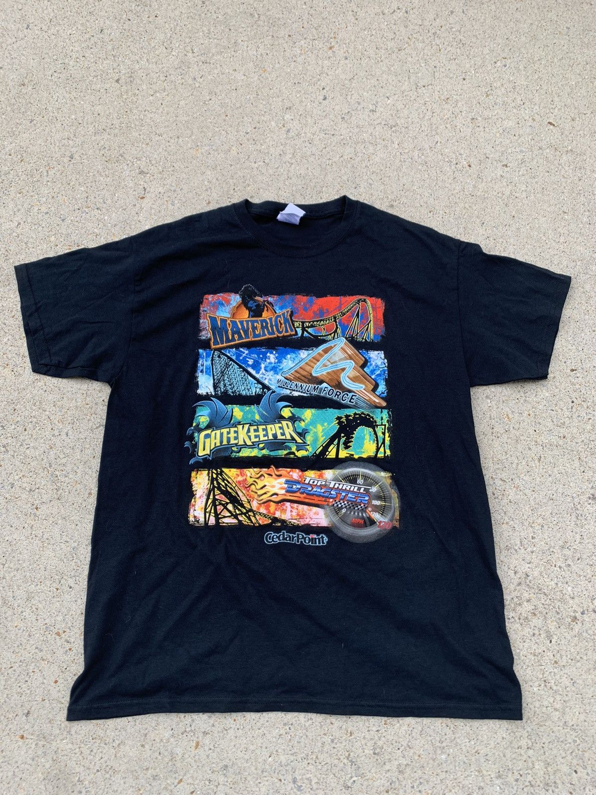 Streetwear × Vacation × Vintage Vintage Cedar Point T Shirt | Grailed