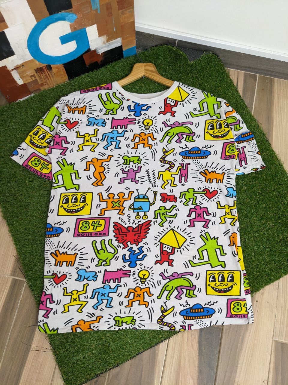 Art × Keith Haring × Vintage Rare🔥🔥Vintage keith haring long t-shirt ...