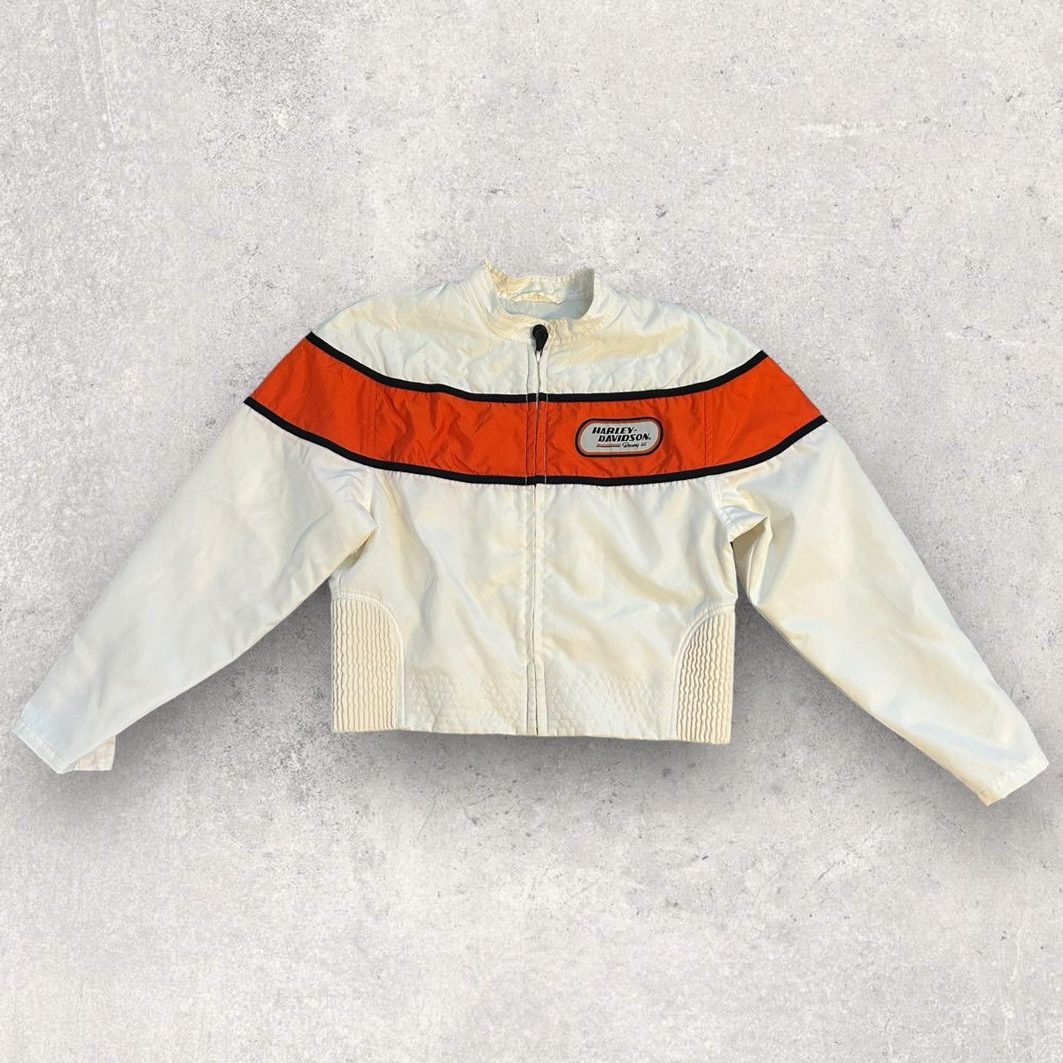 Vintage Vintage Harley Davidson Nylon Racing Biker Jacket | Grailed