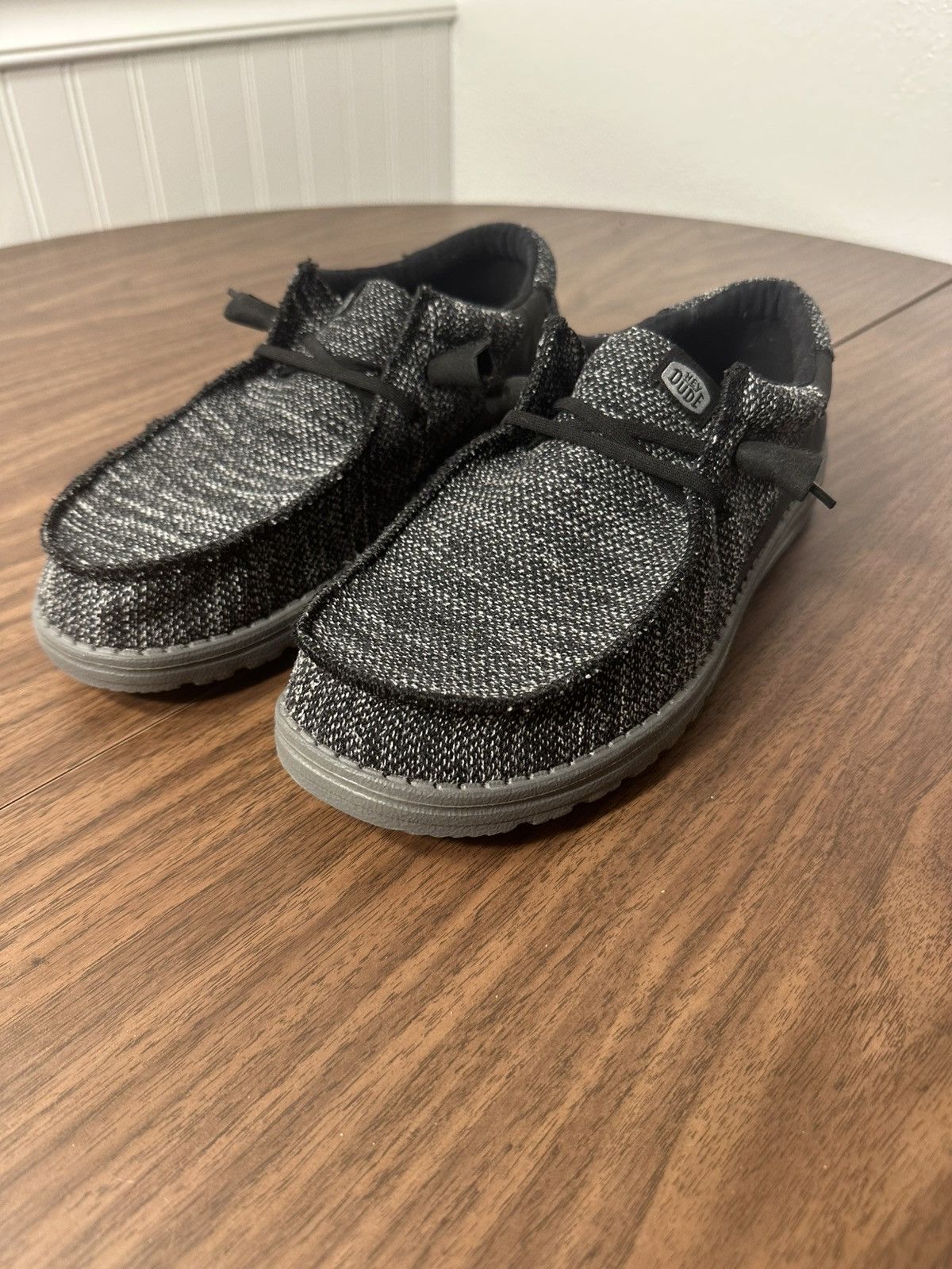 Streetwear Hey Dude Wally Stitch Flecked Woven shoes | Grailed