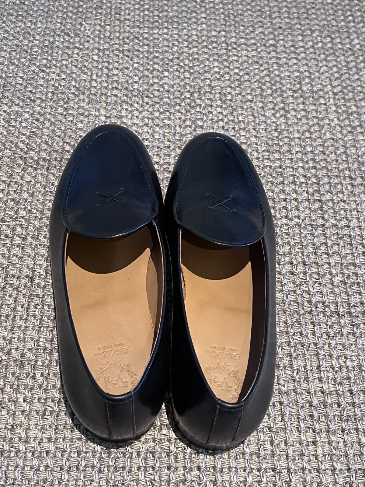 Del Toro Black leather Milano loafers Belgian like | Grailed