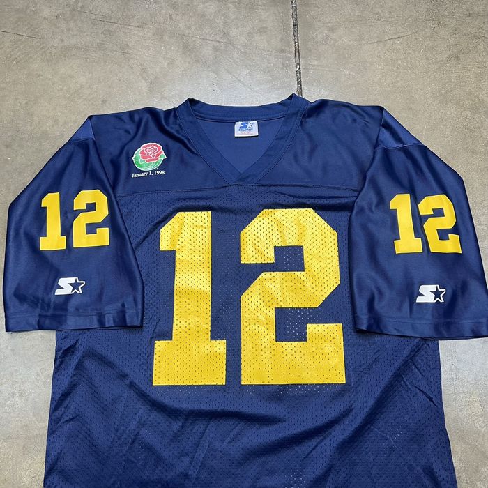 Vintage Vintage 90s Michigan Wolverines Starter Football Jersey | Grailed