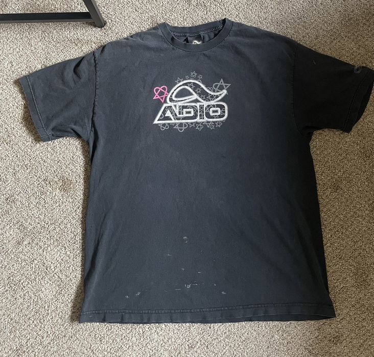 Vintage adio bam margera heartagram t shirt | Grailed