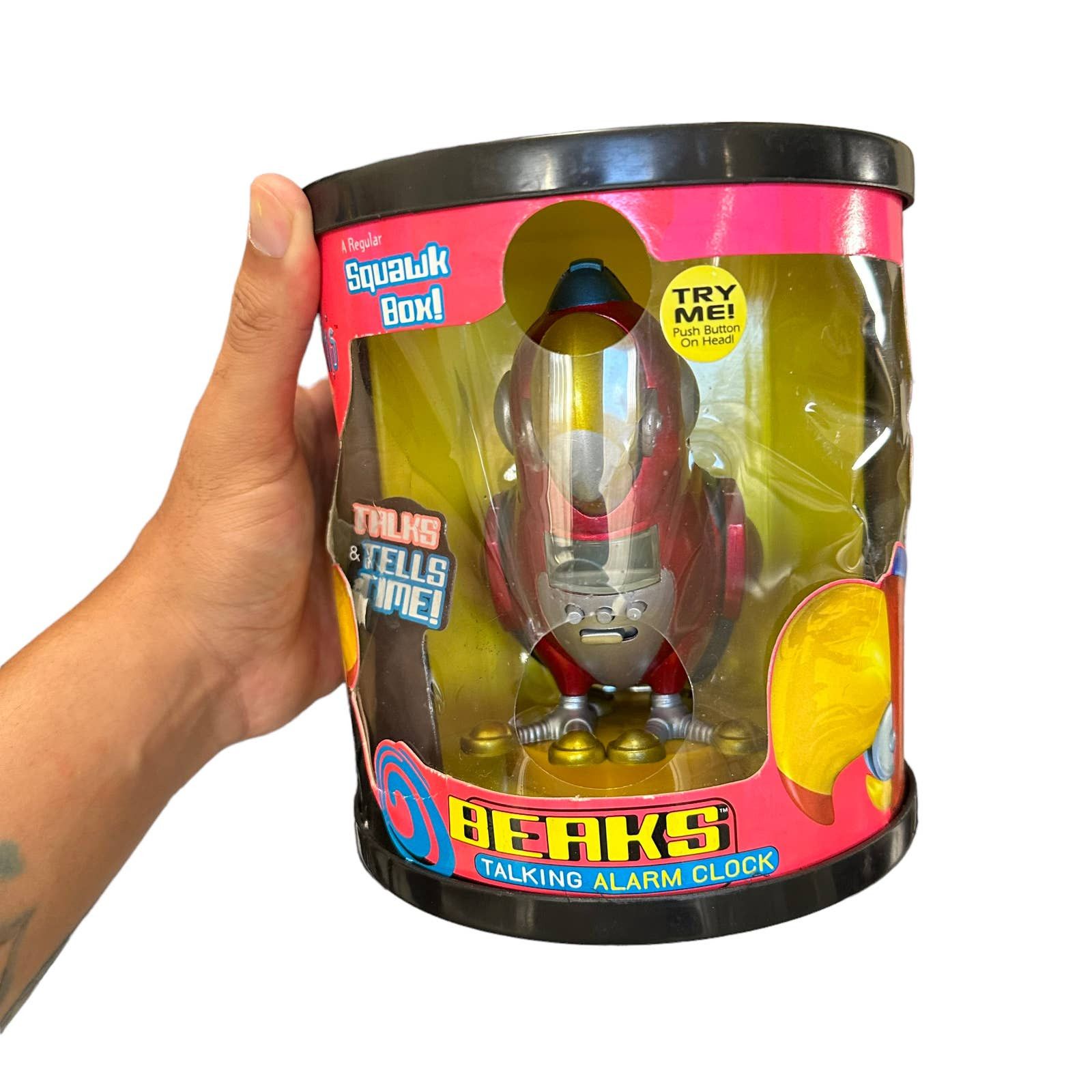 Vintage BEAKS Talking Alarm Clock Parrot Bird 2001 Vintage y2k NEW ...