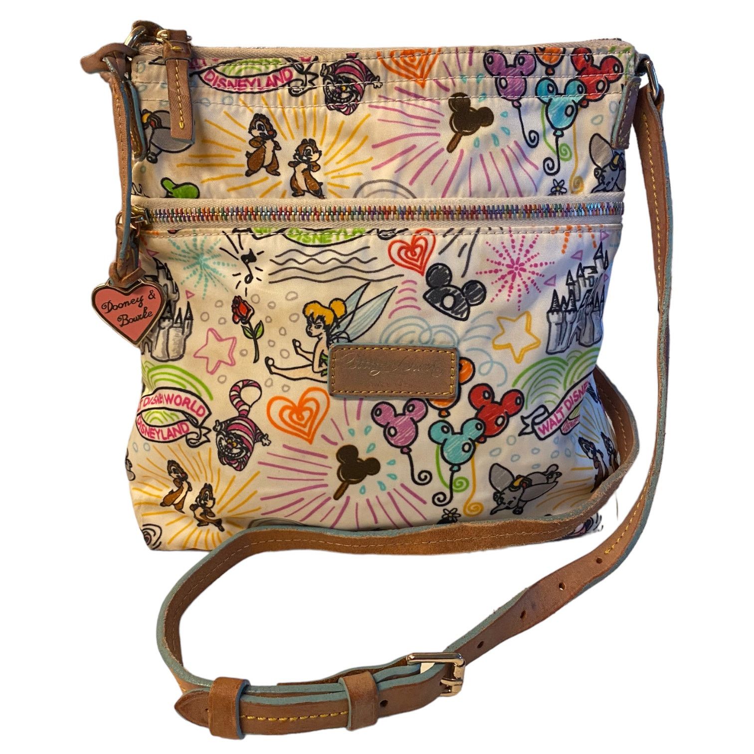 Dooney & Bourke Disney World Dooney & Bourke Scribble Crossbody ZipTop ...