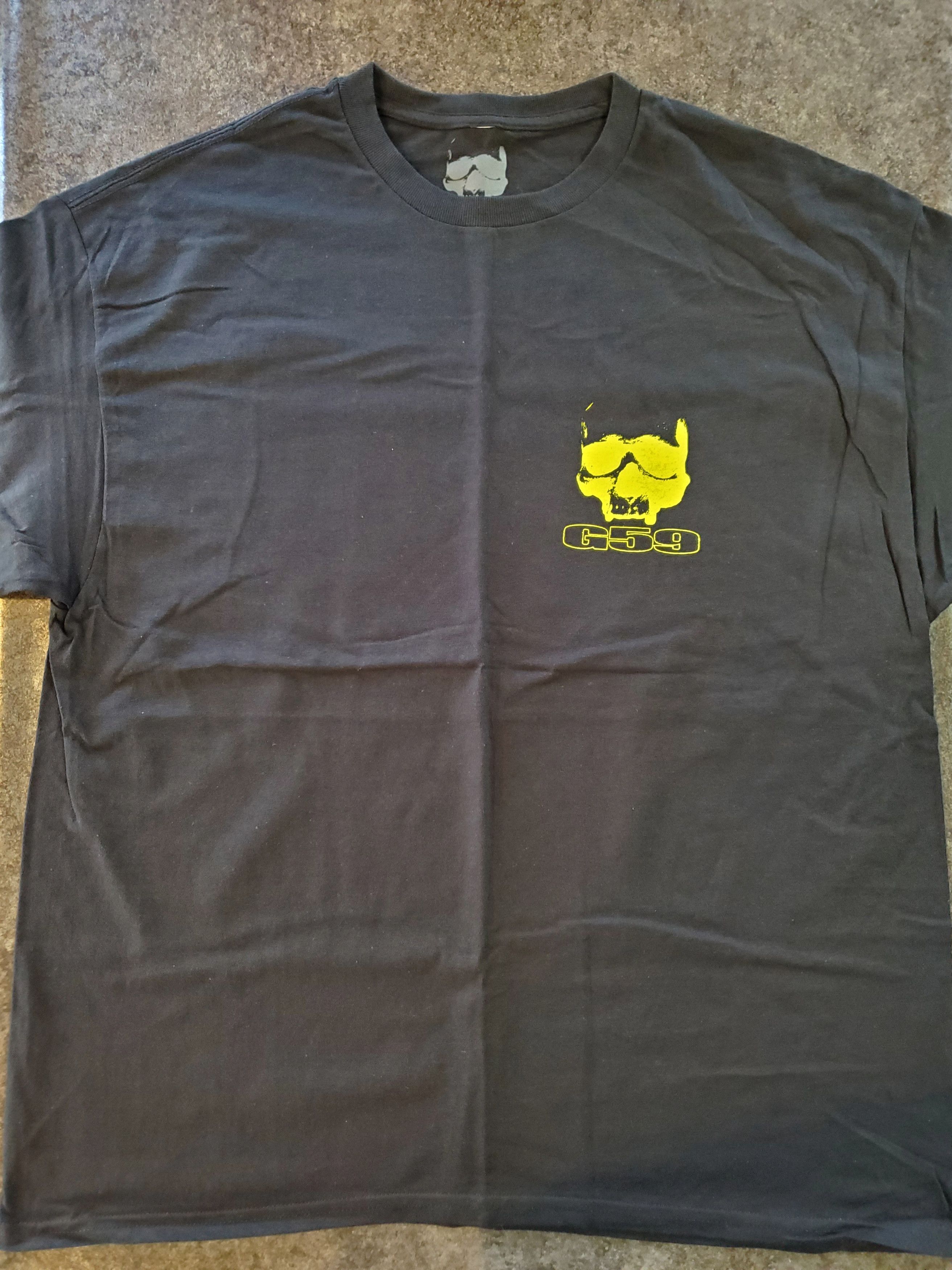 G59 Records Suicideboys G59 Yellow Skull Logo T shirt / Grey Day 2024 ...