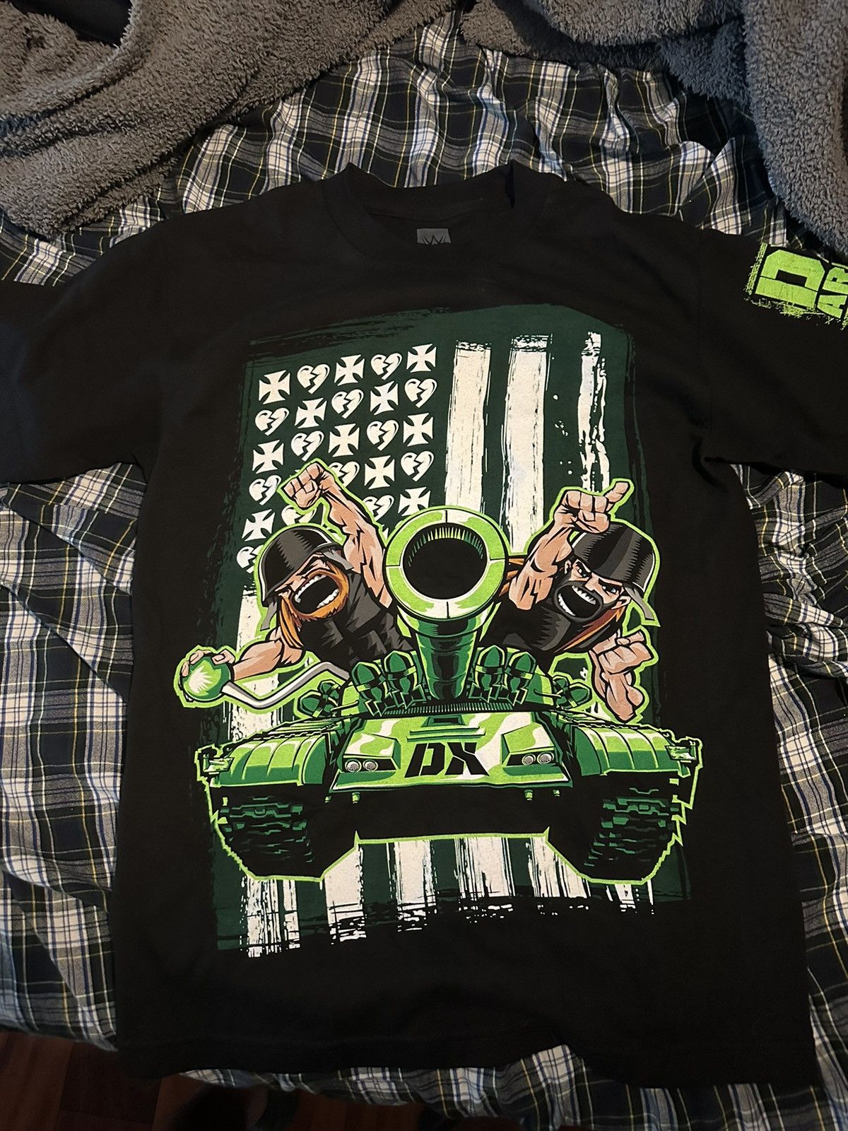 WWE WWE “D-Generation X” Army Shirt | Grailed