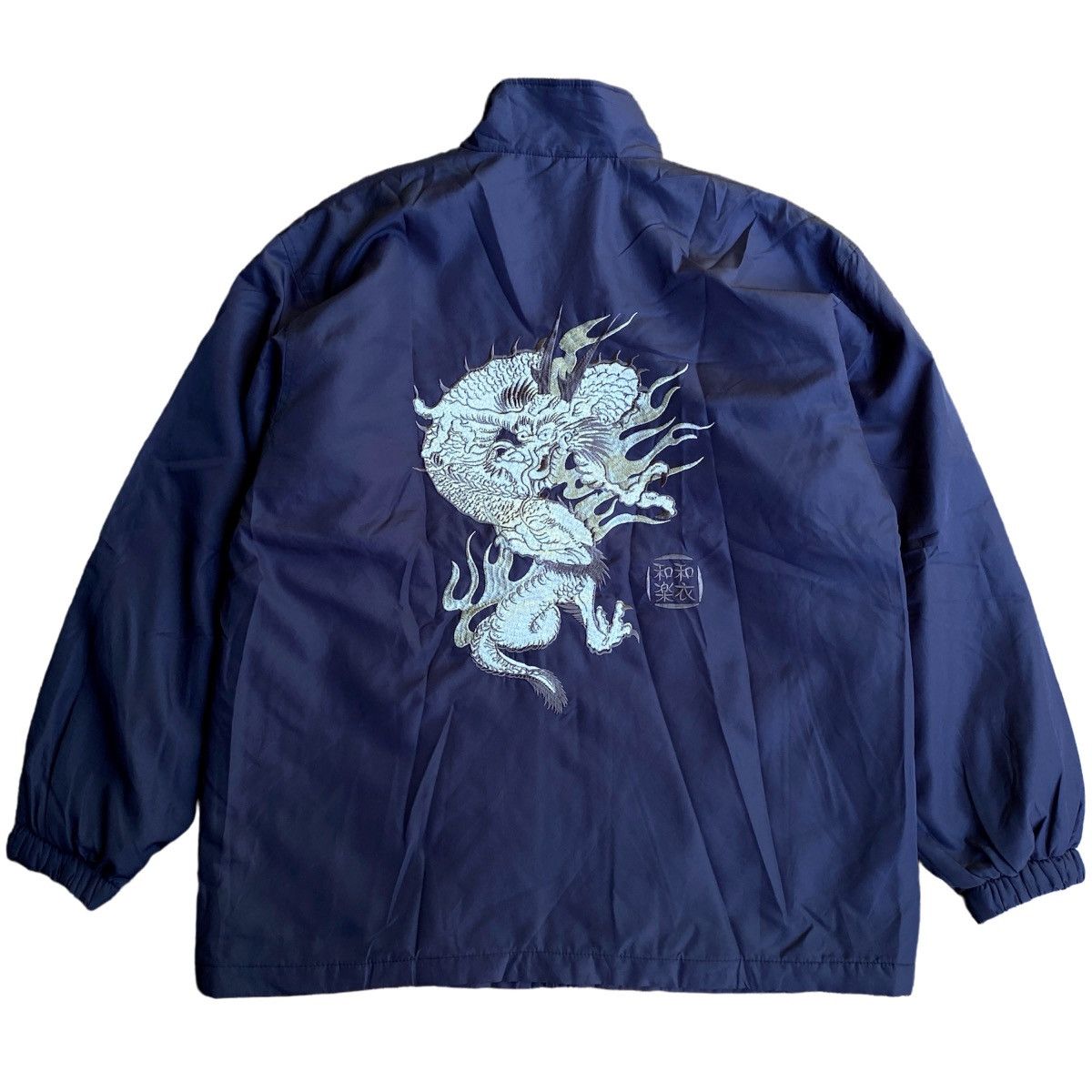 Japanese Brand × Vintage Vintage Warakuwai Huwaito Ryu Jacket Sukajan ...