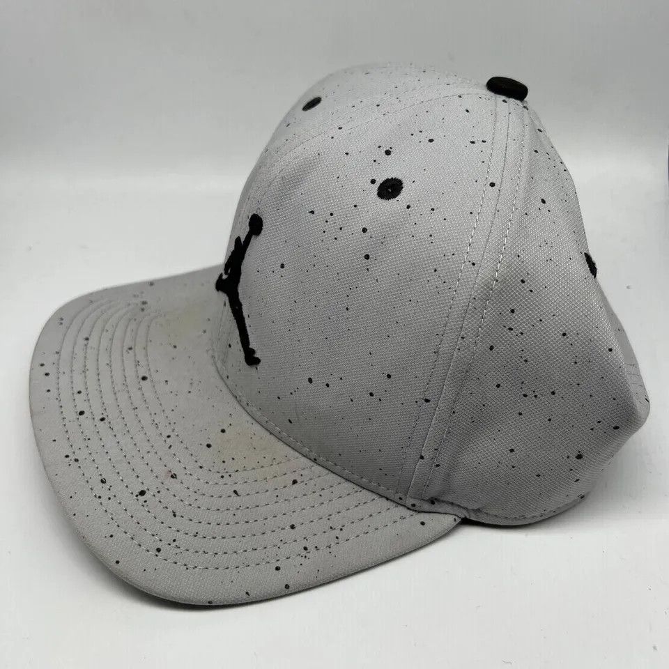 Jordan Brand Air Jordan Gray Black Jumpman Hat Snapback Cap Men | Grailed
