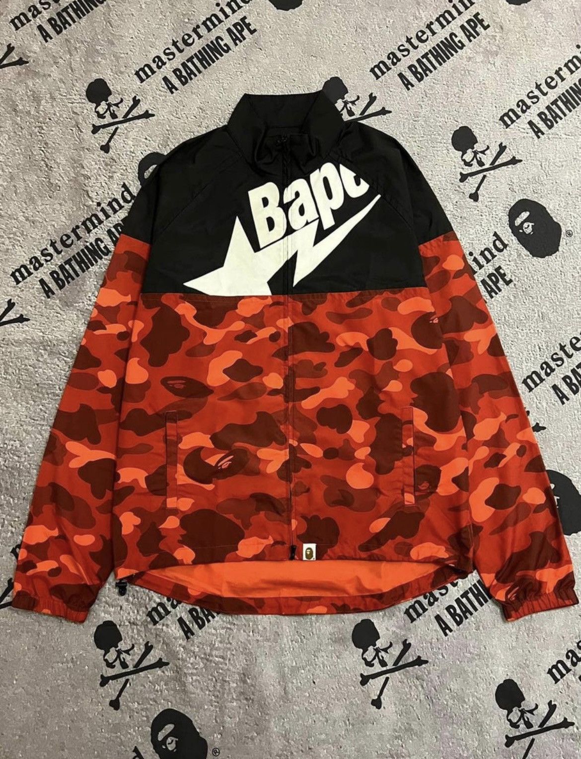 Bape BAPE STA COLOR CAMO CYCLE JACKET WINDBREAKER | Grailed