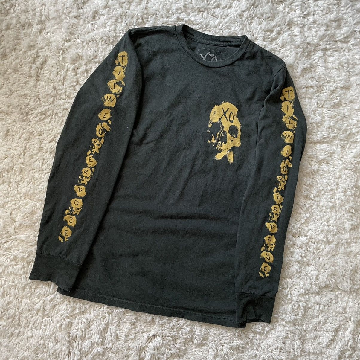 The Weeknd 2019 XO The Weeknd Merch Til We Overdose Skull Longsleeve ...