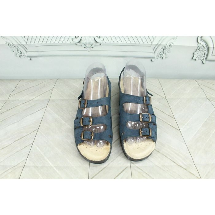 Leather Fly Flot Women's Three Strap Anatomic Wedge Comfort Sandals ...