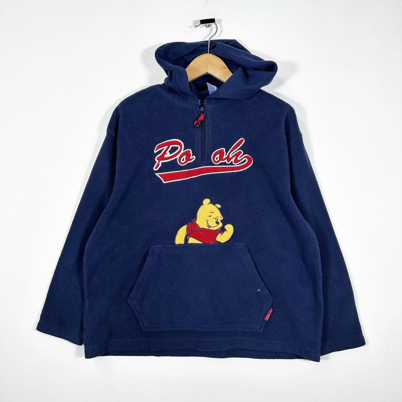 Streetwear Vintage 90s Winnie The Pooh Fleece Pooh Hoodie Grailed
