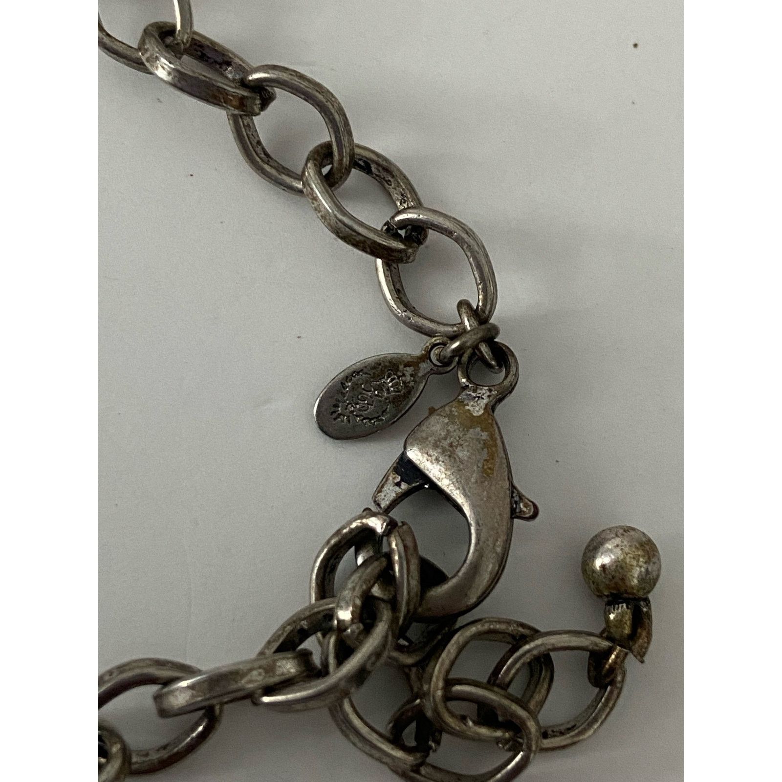 Generic Premier designs rhinestone and hammered disc bib necklace | Grailed