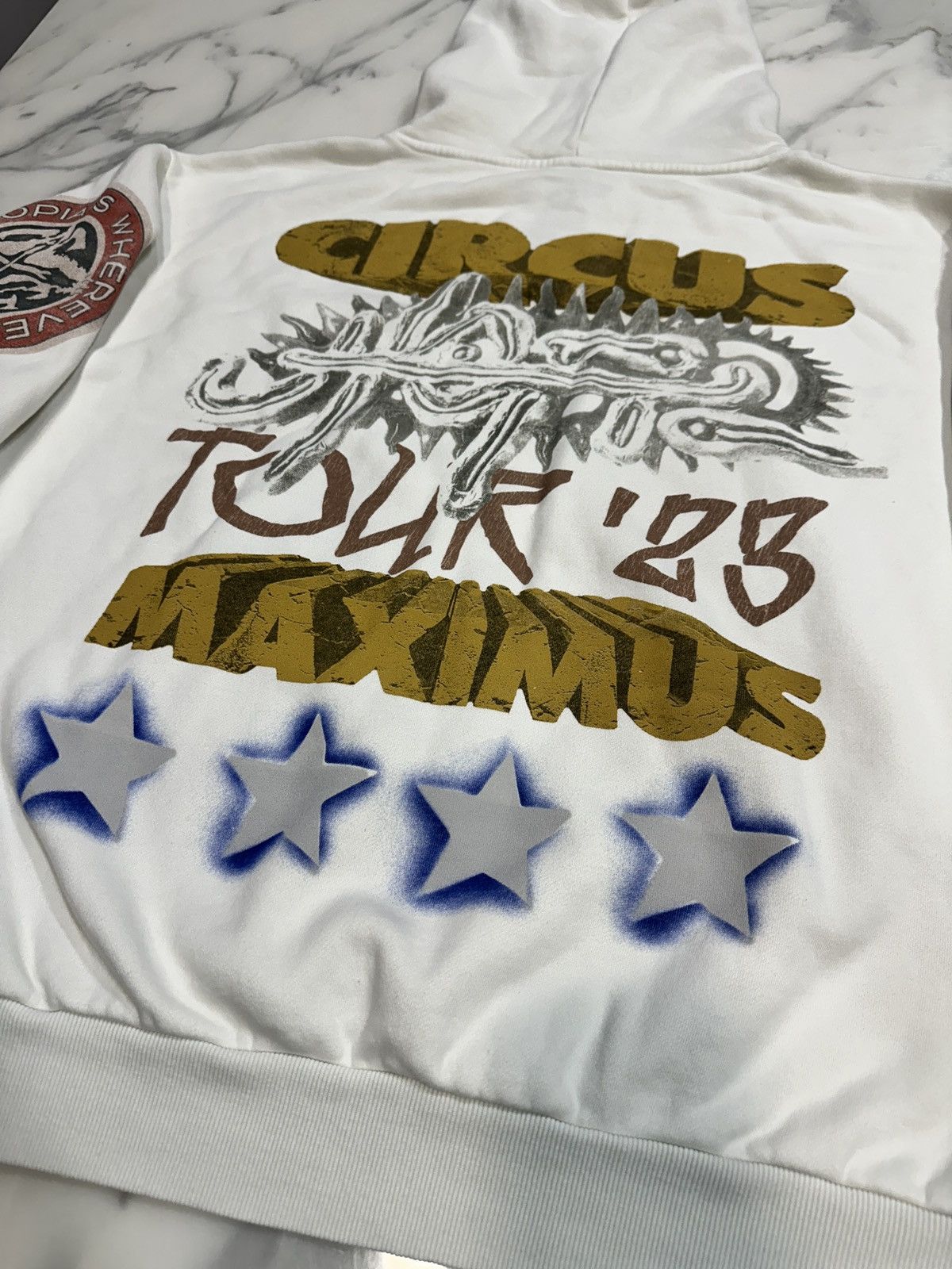 Travis Scott TRAVIS SCOTT UTOPIA / CIRCUS MAXIMUS TOUR MERCH HOODIE ...
