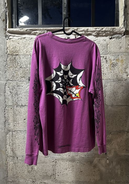 Chrome Hearts CHROME HEARTS x MATTY BOYS Purple Long Sleeve | Grailed
