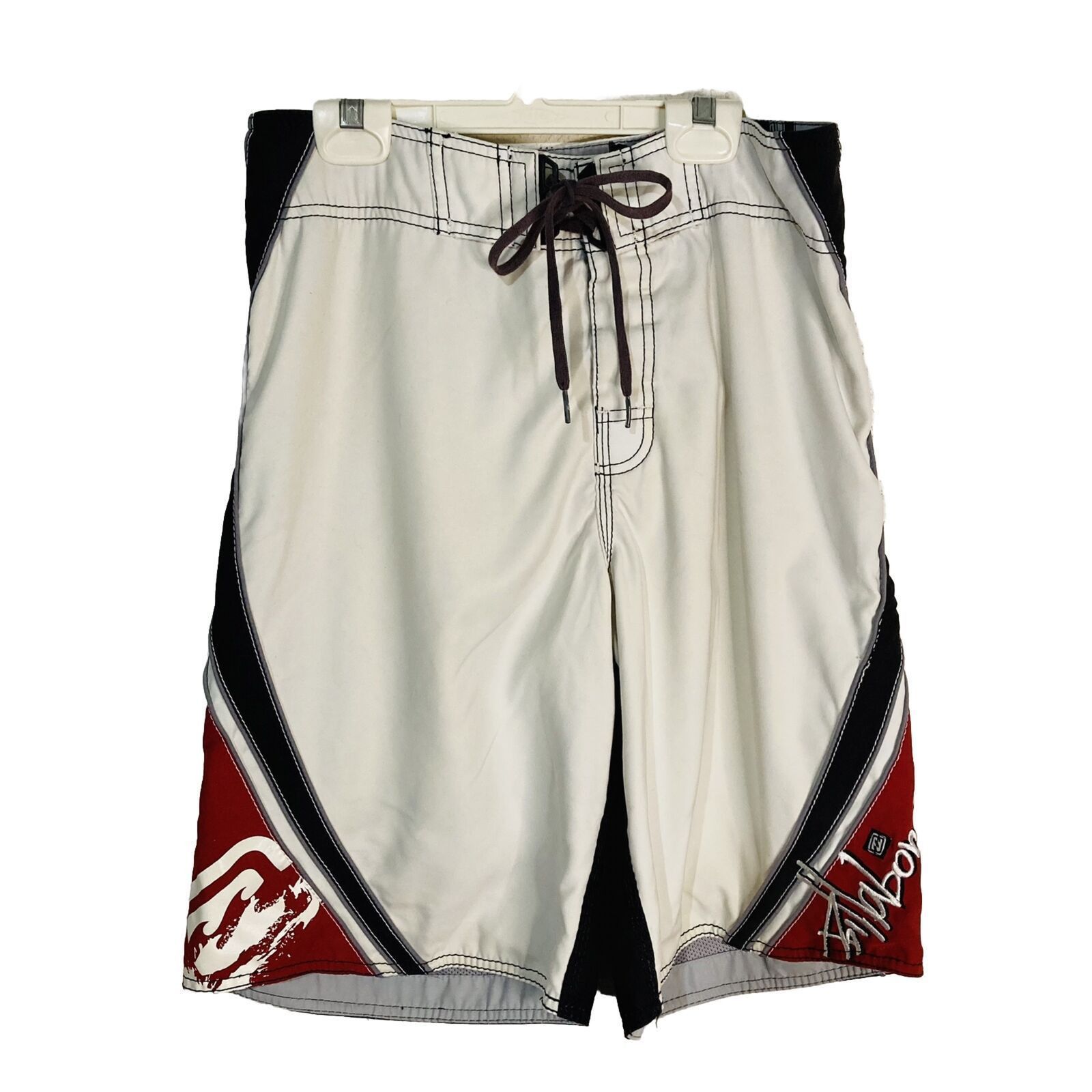 Billabong Billabong Signature Andy Irons Lined Surf Board Shorts White ...