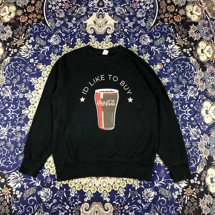 Uniqlo rare uniqlo x coca cola sweatshirt big logo | Grailed
