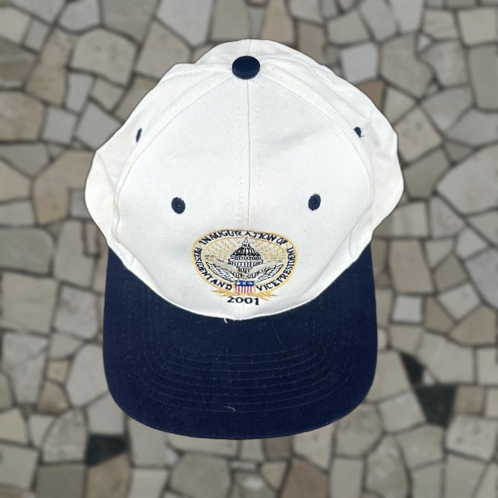 George VTG KC Hat OSFM White Baseball Cap US Presidential Inauguration ...