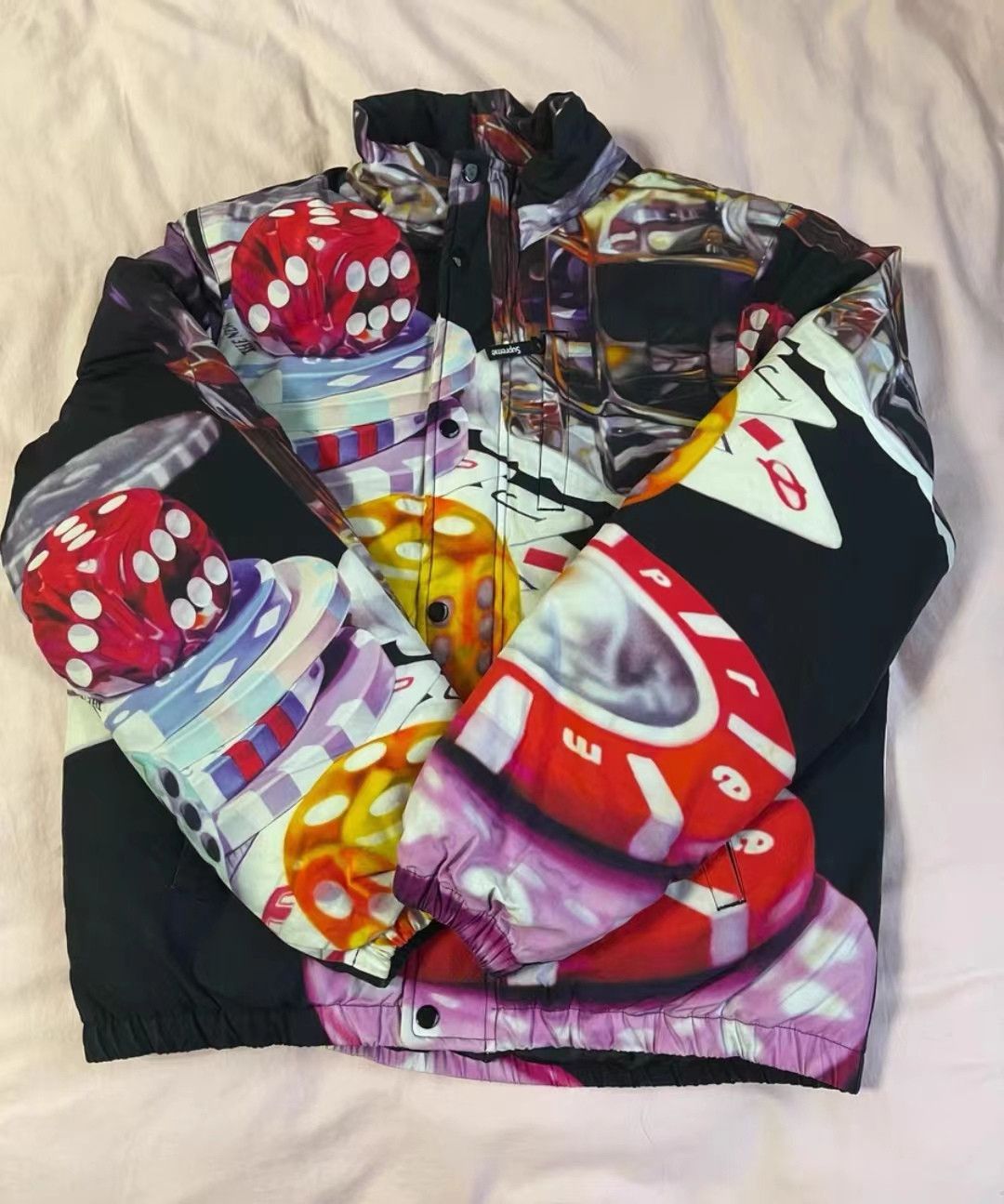 Supreme supreme casino puffy jacket | Grailed