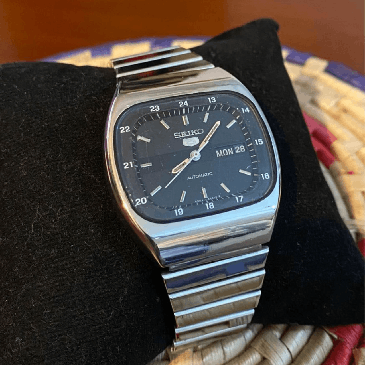 Vintage Authentic Japan Seiko 5 Railway automatic watch Vintage 70s ...