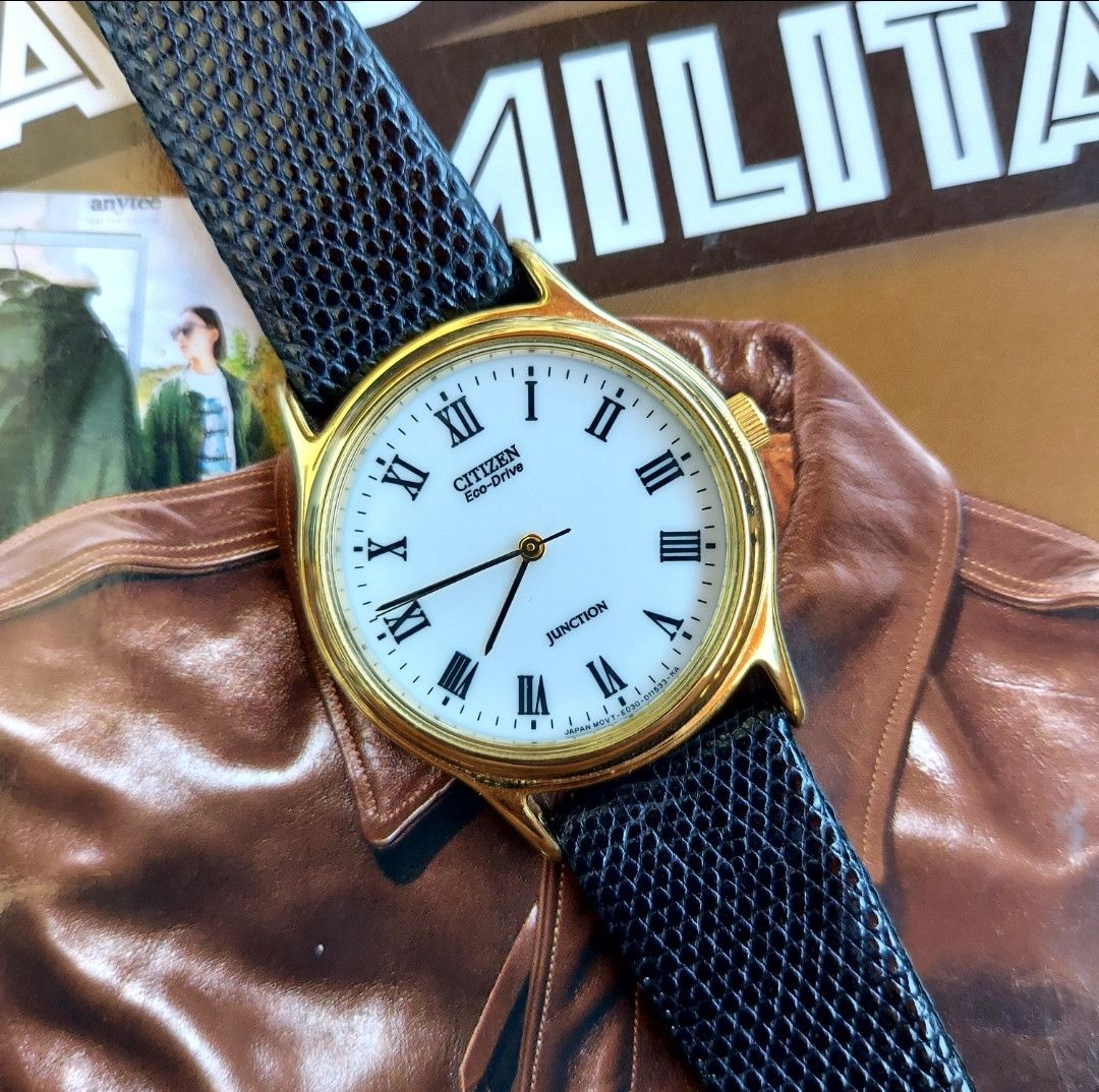 Citizen × Seiko 💥Citizen Junction Eco-Drive Roman Dial | Grailed