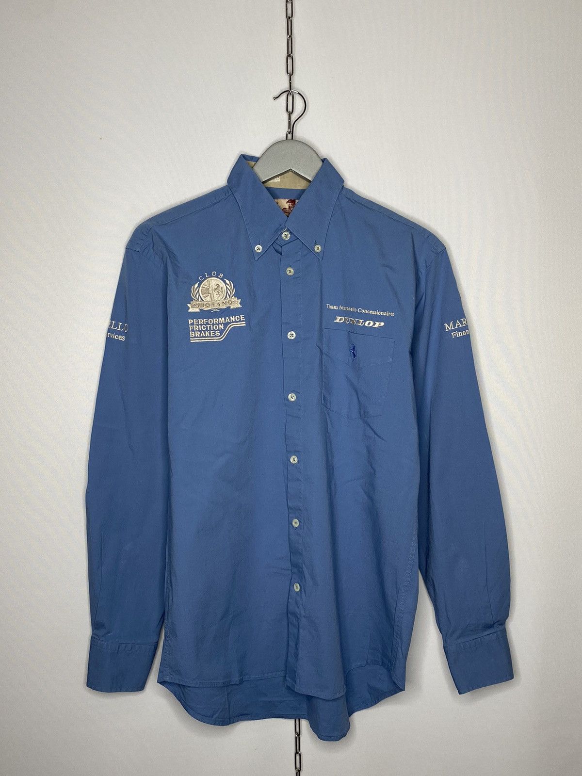 Vintage Fila Ferrari Maranello Shirt Button Up Long Sleeve