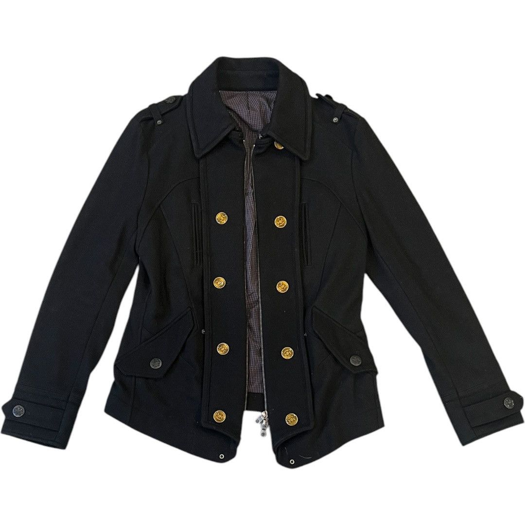 PPFM Archive PPFM Napoleon Jacket XL Black Wool Double Zip | Grailed
