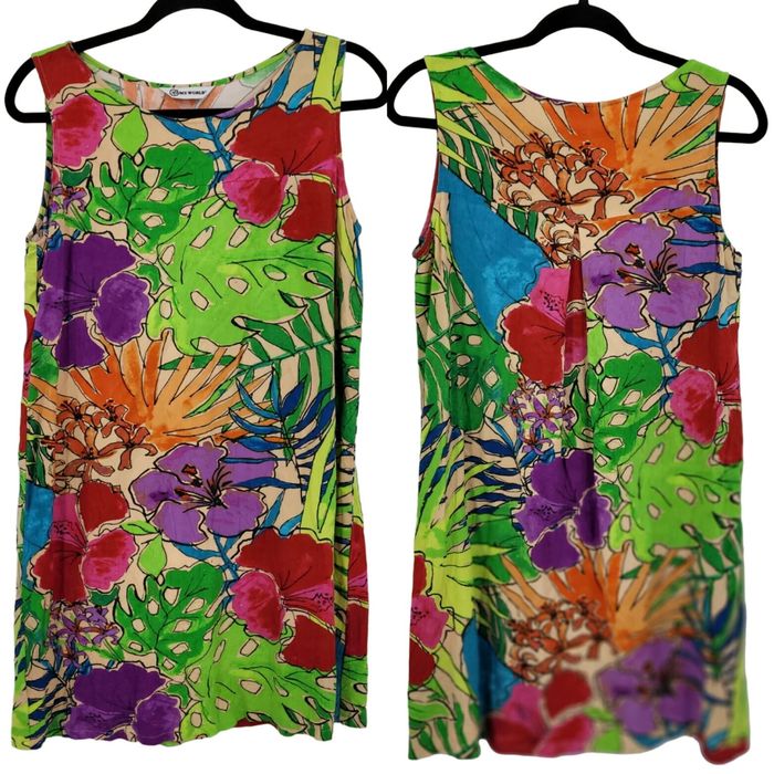 Jams World Vintage Jams World Jackie Mini Shift Dress M Paradise Print ...