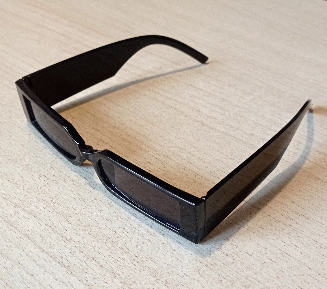 Designer × Vintage Punk Aviator Mirror Rectangle Sunglasses Unique Rave ...