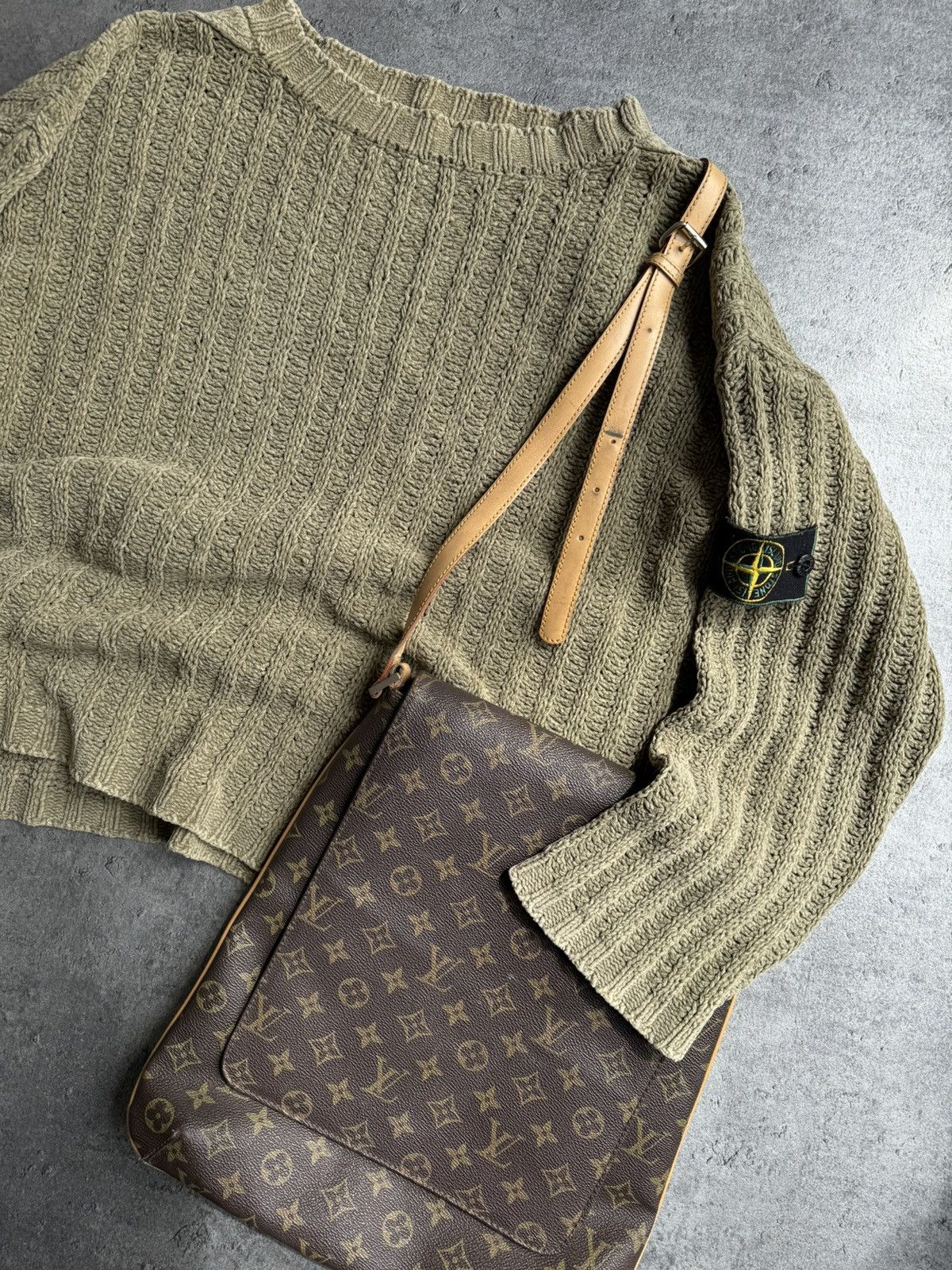 Stone Island Very Rare Vintage Stone Island Knit Sweater Old Money Hype | Grailed