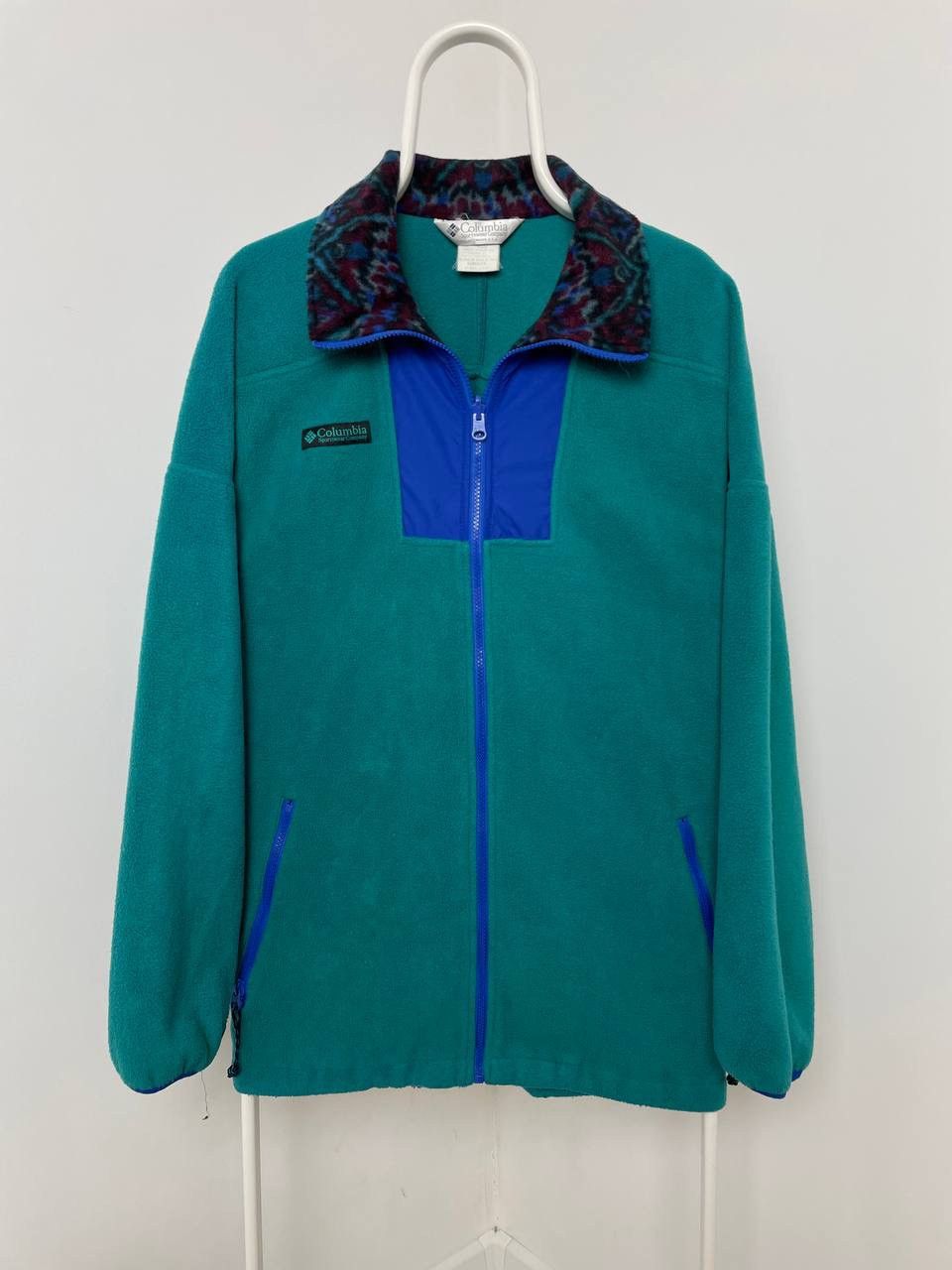 Vintage Vintage Columbia boxy Fleece Jacket Jokers Colourway | Grailed