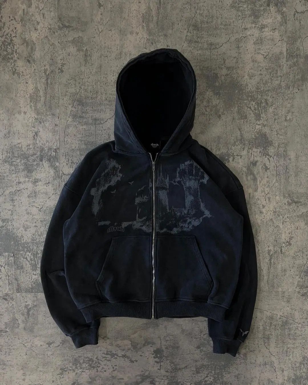 Vintage Streetwear Hip-hop Zippered Hoodie | Grailed