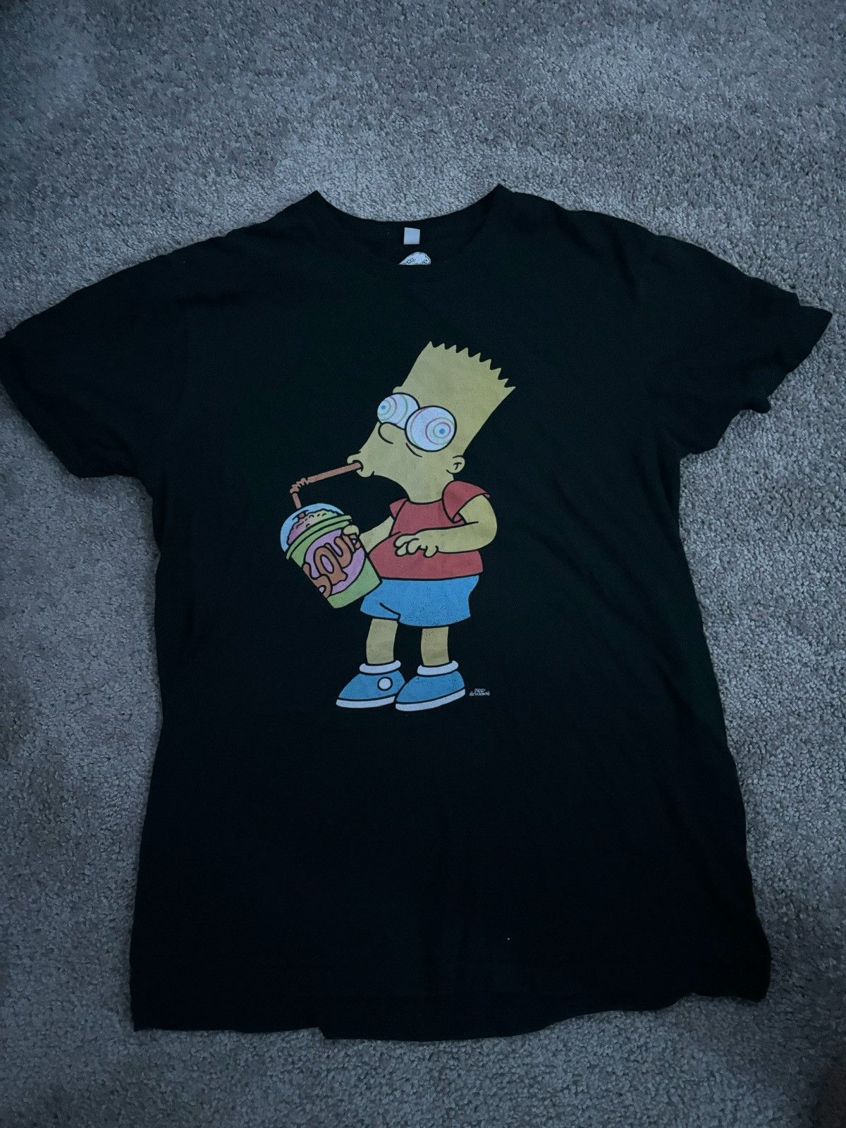 The Simpsons Bart Simpson Squishee Brain Freeze Premium Tee | Grailed