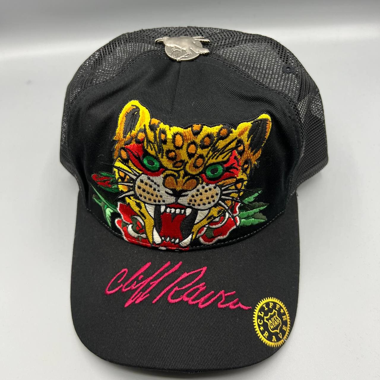 Ed Hardy Vintage Cliff Raven Hat Japanese tattoo Snap back Trucker ...